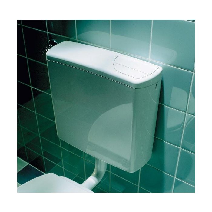 Geberit AP140, Spülkasten tief-/halbhochhängend mit 2-Mengen ...